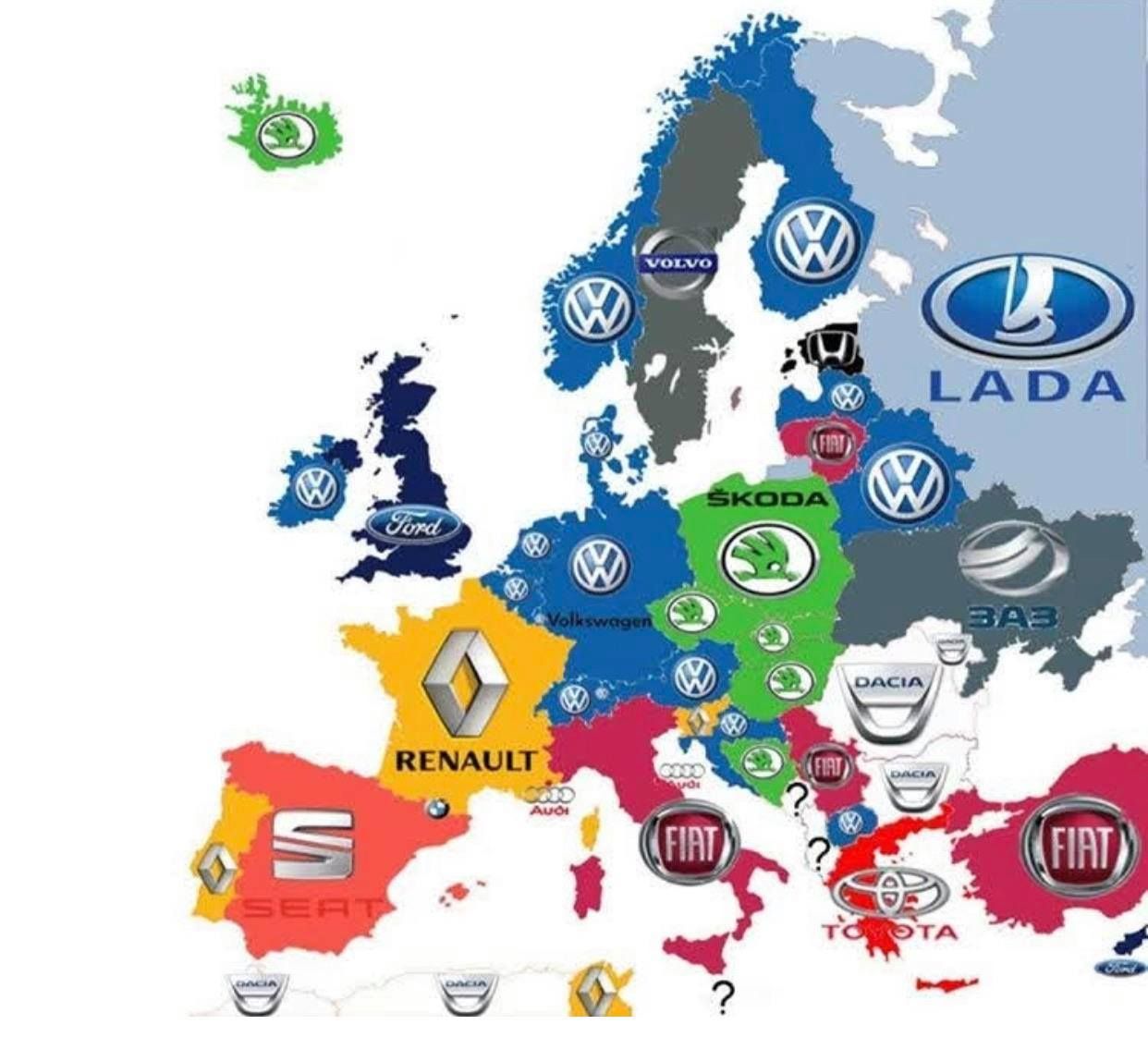 Tudja, melyik országban mi a legnépszerűbb autómárka? - Vasárnap.hu