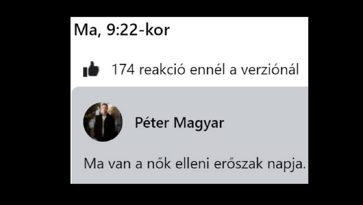 A nők elleni erőszakot akarta ünnepelni Magyar Péter, de végül meggondolta magát - Vasárnap.hu